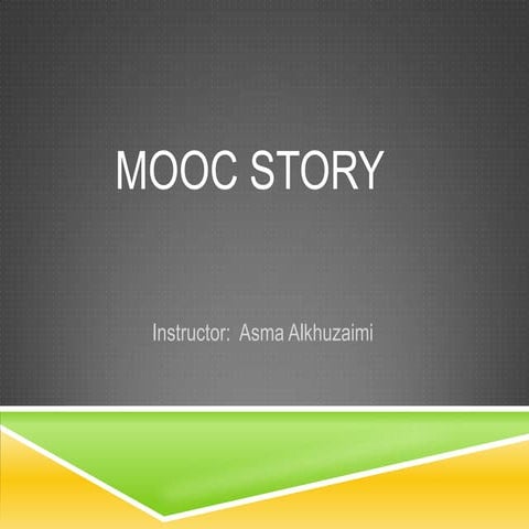 MOOC story: historical background of MOOC | PPTX | Online Education ...