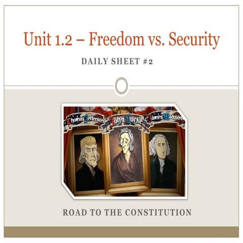 1.2 day 2 freedom vs. security | PPTX