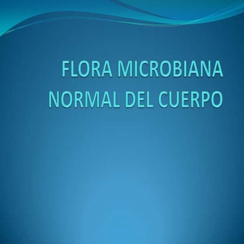 flora microbiana | PPSX