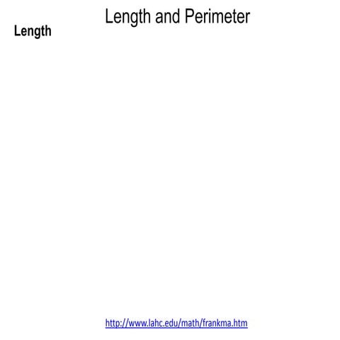 1.11 length and perimeter w | PPTX
