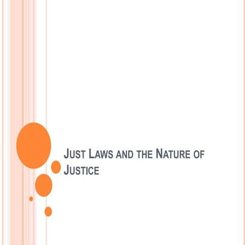 1.3 just laws and the nature of justice | PPTX
