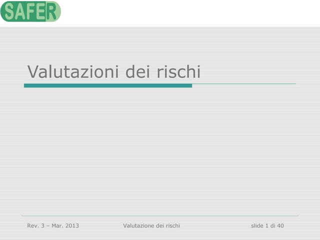 Sicurezza sul Lavoro: dlsg 81/2008 | PPT
