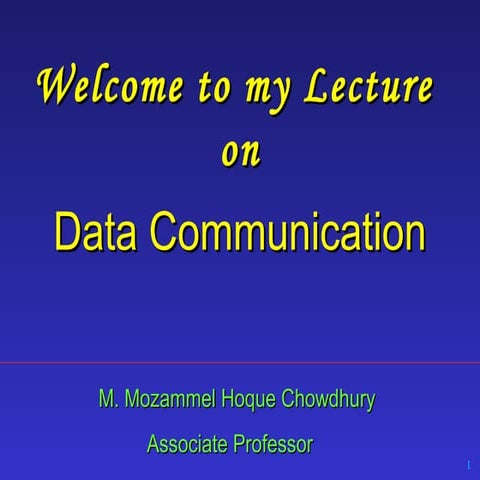 Introduction To Basics Of Data Communications Ppt