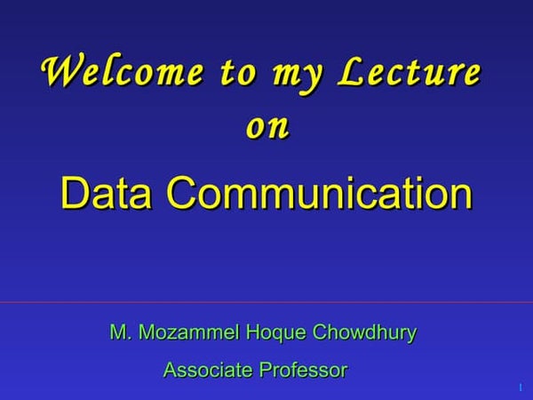 Introduction To Basics Of Data Communications Ppt