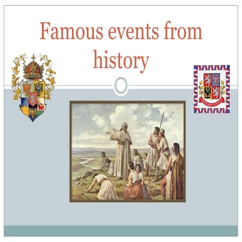 Famous events from history | PPTX | Stamps and Coins | Collecting