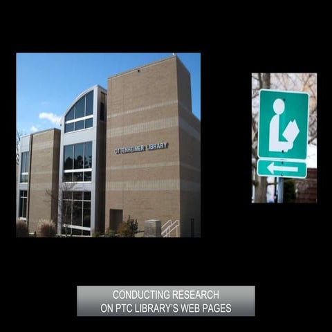 1. Using the library's catalog to find eBooks | PPT