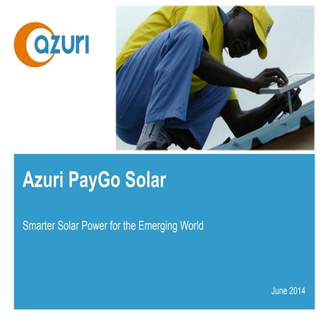 Arusha | Jun-14 | Azuri PayGo Solar Smarter Solar Power for the ...