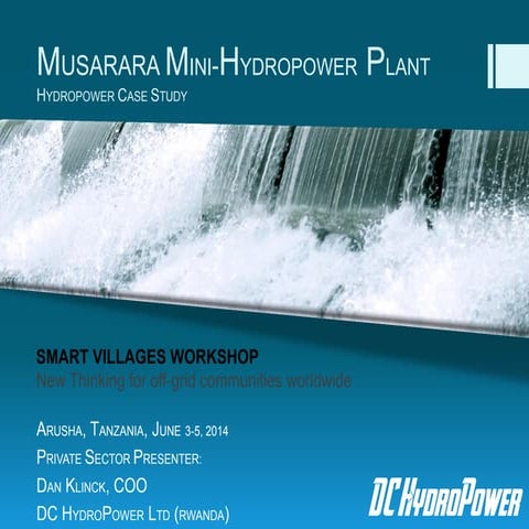 Arusha | Jun-14 | Dan Klinck, Mini-Hydro | PDF