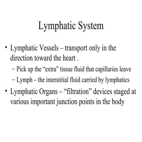 1. lymphatic system | PPT