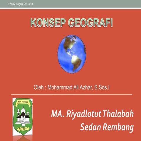 Konsep Geografi | PPTX