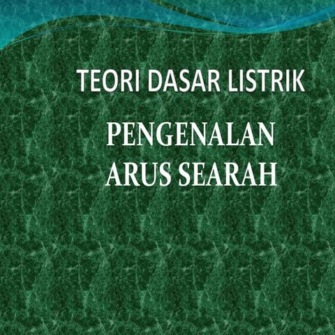 1.teori dasar listrik | PPTX