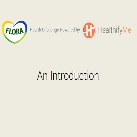 Flora Health Challenge - An Introduction | PDF