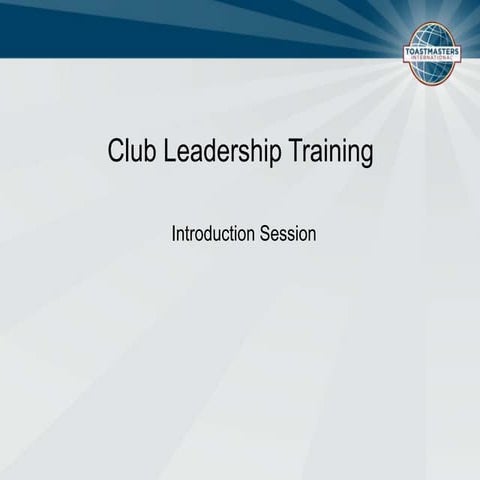 1. club officer training | PPTX