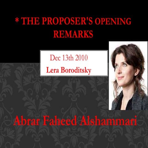 lera boroditsky | PPTX