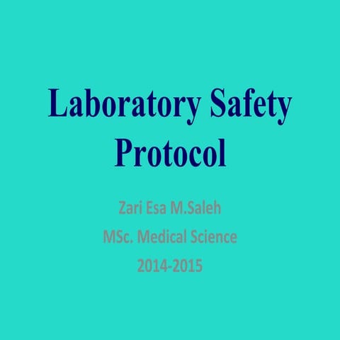 1 Laboratory Safety Protocol Pptx