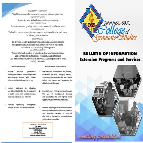 CGS Extension Program | PDF