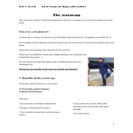 1º warm up&PP | PDF