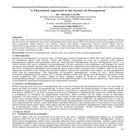 System approach and contingency approach