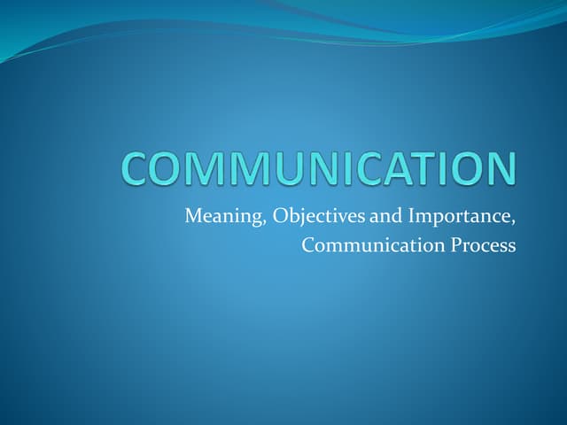 6.essentials Of Effective Communication