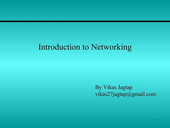 Advance Networking Course Details Ppt Pptx Computer Networking Computing