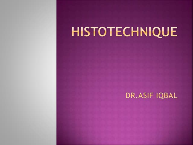 Introduction to Histology | PPT
