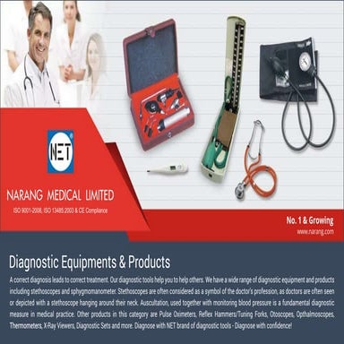 Diagnostic Equipments & Products | PDF