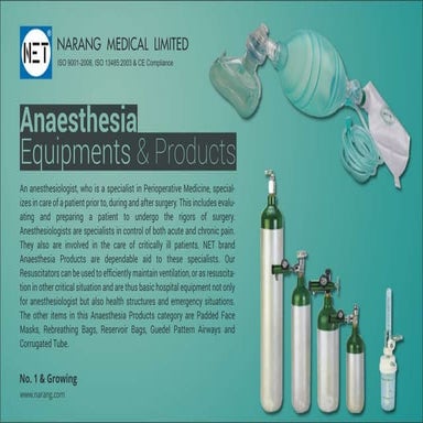 Anaesthesia Equipments & Products | PDF