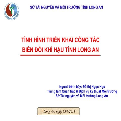 1.bai hoc bdkh sm-es longan 0552015 so tnmt | PPT