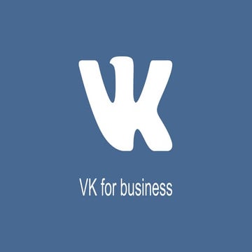 VKontakte: for business [English version] | PDF