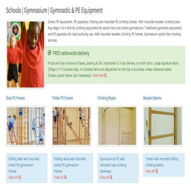 School PE & Gymnasium Equipment | PDF