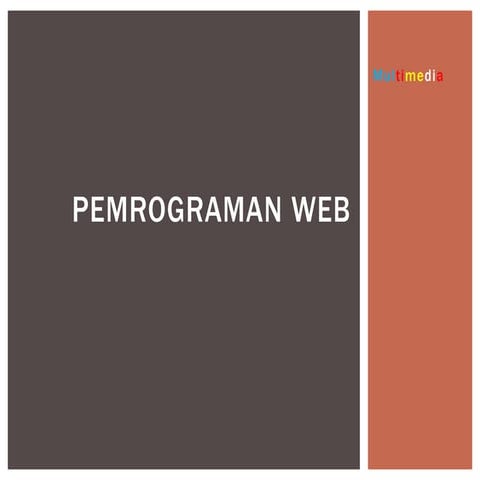 pemrograman web | PPT