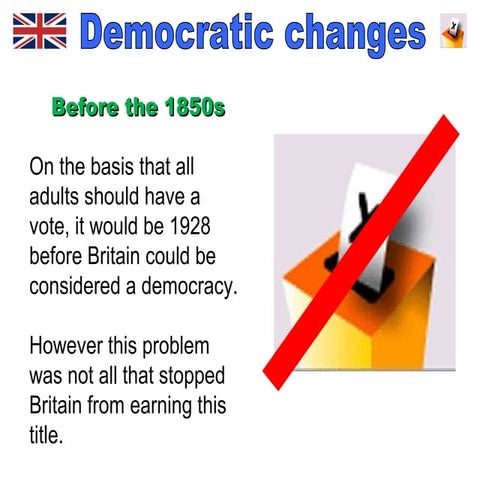 Democracy in Britain - context | PPT