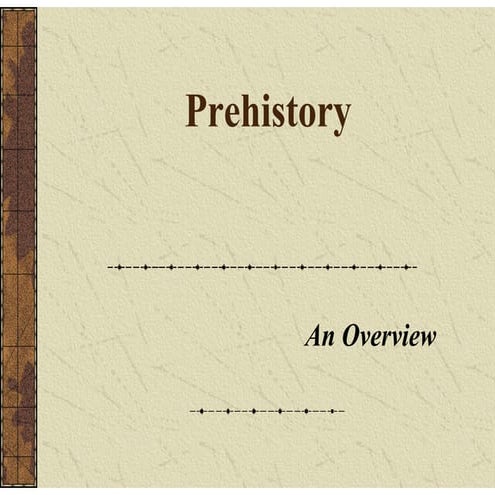PREHISTORY | PDF