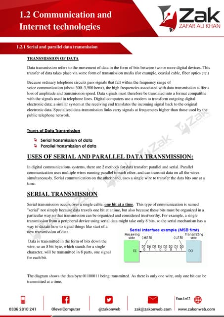 Chapter 6 - Digital Data Communication Techniques 9e | PPT
