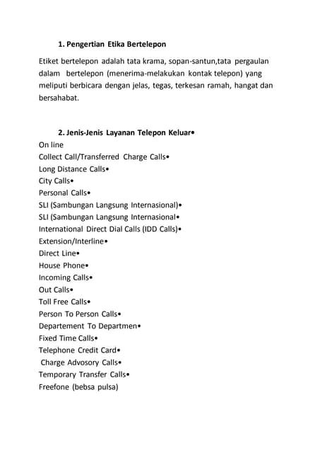 Tips Sopan Santun Dalam Bertelepon Cara Menelepon Atau Mengirimkan