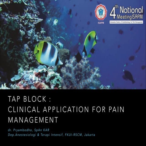 dr. Pry - Tap Block: CLINICAL APPLICATION FOR PAIN MANAGEMENT_ISAPM ...