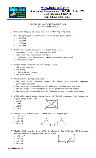 Soal osn matematika 2019 | PDF