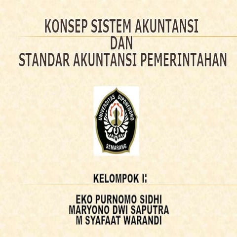 1. konsep sistem akuntansi & sap edit | PPTX
