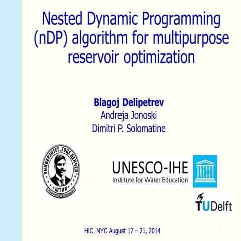 Nested Dynamic Programming Algorithm Ppt