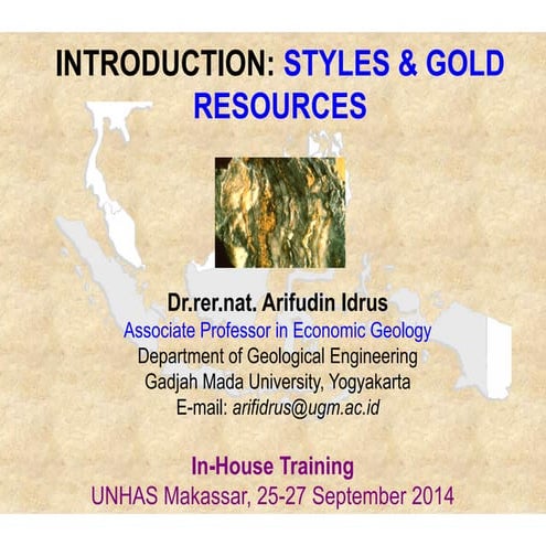 gold deposit exploration & challenges | PDF