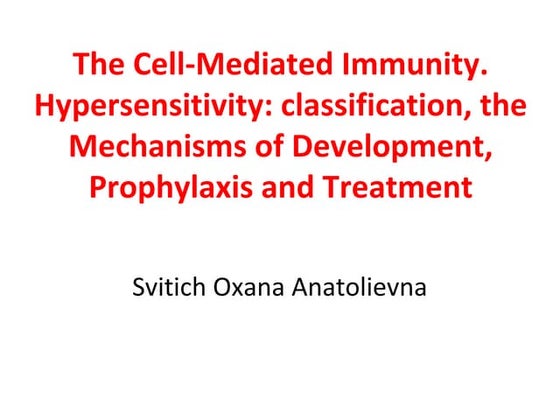 Cell mediated & humoral immunity | PPTX