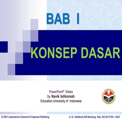 1. konsep dasar_1 | PPT