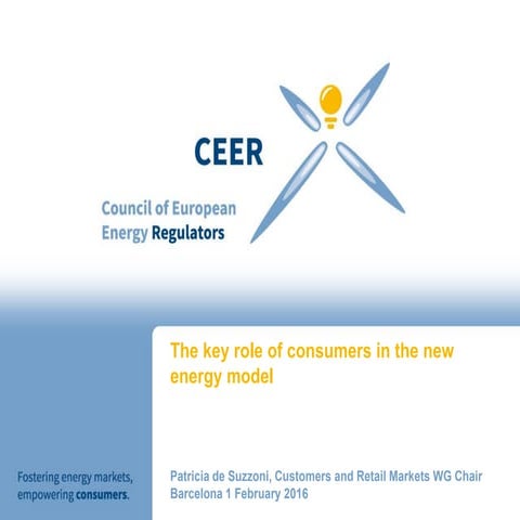 The key role of consumers in the new energy model | PPT