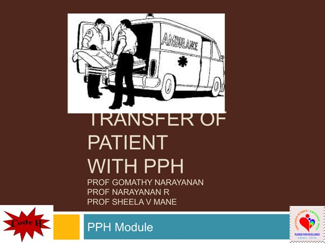 The use of antishock garment in Obs and gynae | PPT