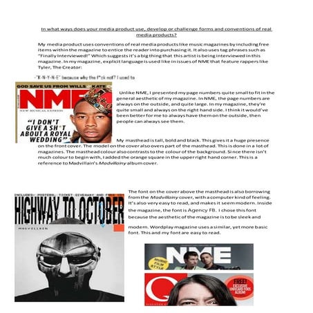 Deconstruction of a magazine | PPT