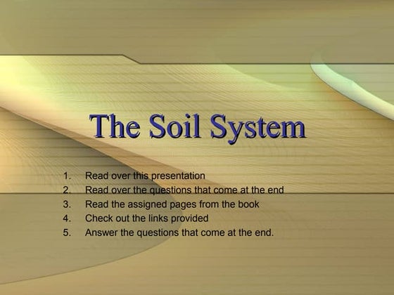 Forensic analysis of soil | PPT