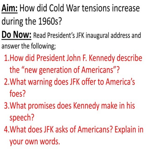 1.cold war kennedy | PPT