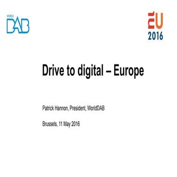 A 2020 vision for DAB in Europe | PPT
