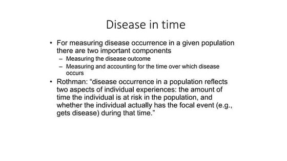 Calculating person time | PPTX | Cancer | Diseases and Conditions