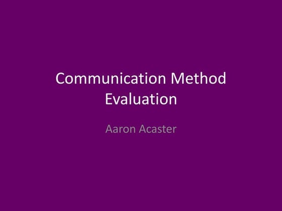 1. communication methods pro forma(1)-2-2-2 | PPT